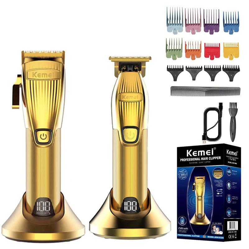 Kemei-Professional-Hair-Trimmer-For-Men-Grooming-Electric-Beard-Trimmer ...