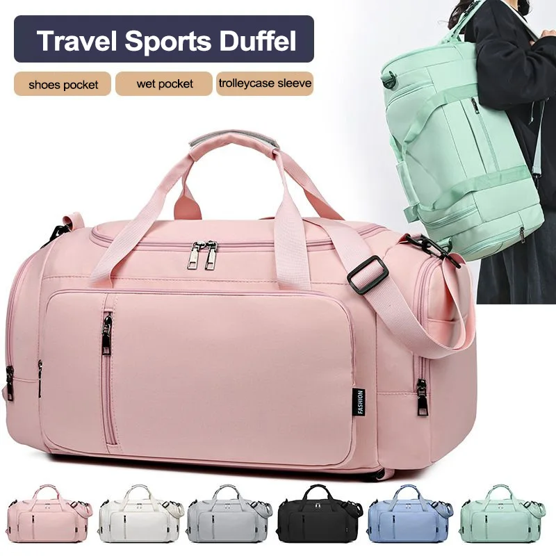 Fitness-Gym-Travel-Bag-Sports-Handbag-Women-Men-Dry-Wet-Shoes-Pocket ...