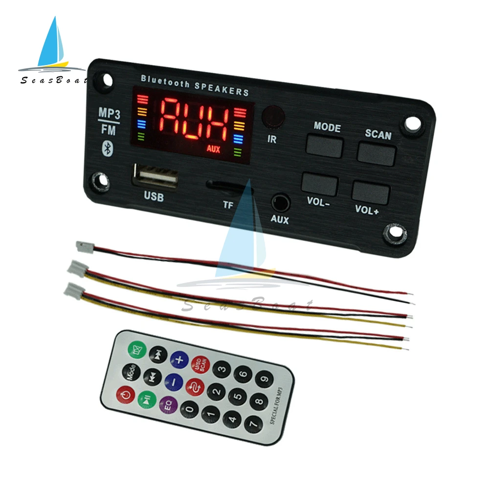 12V-50W-Bluetooth-5-0-Decoding-Board-Module-Wireless-Car-USB-mp3-Player ...