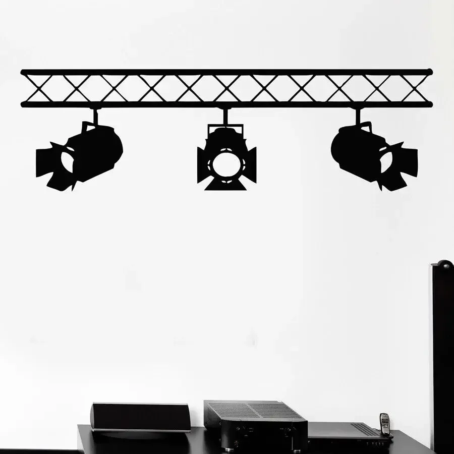 Estudio salón Interior cine cinemografía Mural arte calcomanías de ...