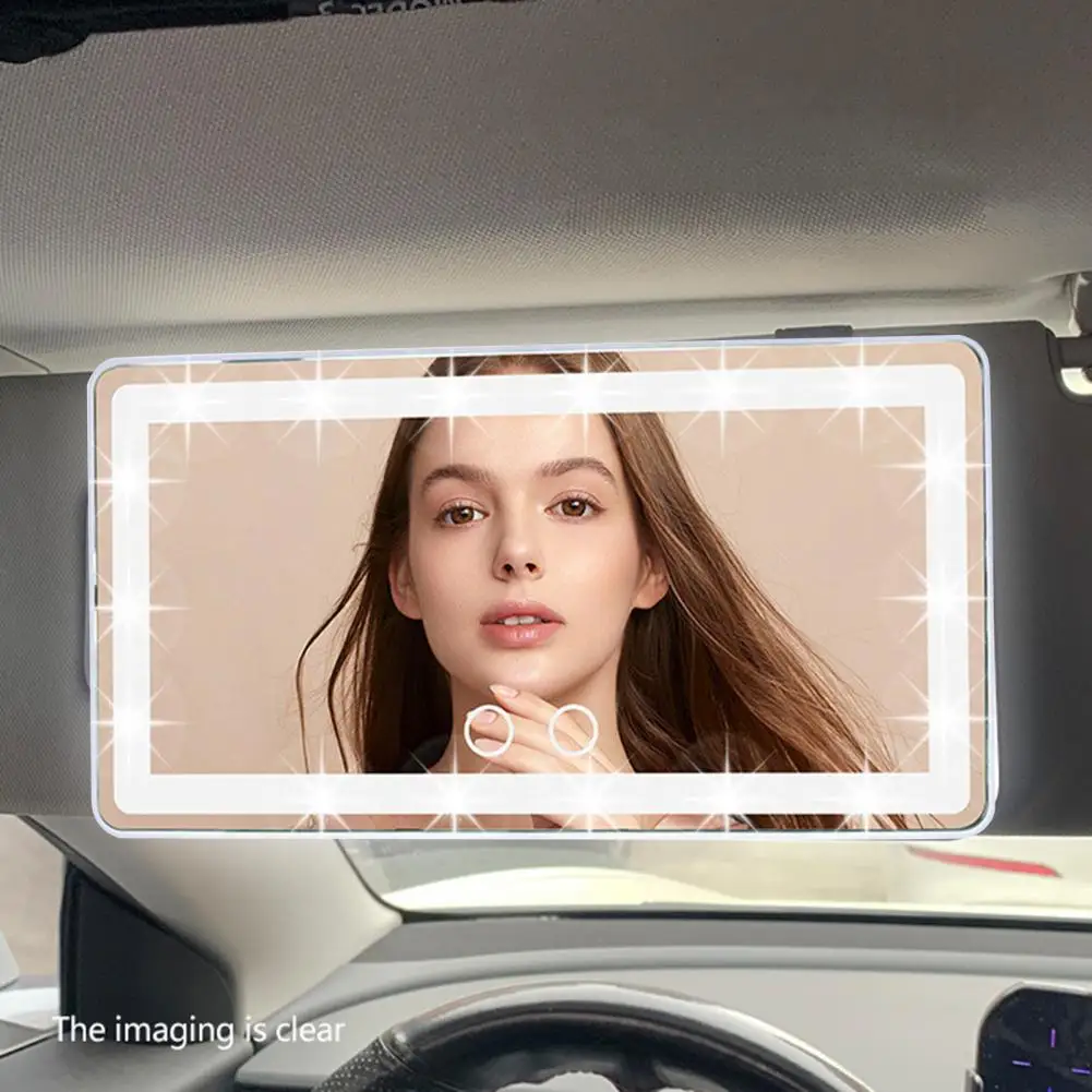 Auto-Makeup-Mirror-Adjustable-Led-Car-Visor-Makeup-Mirror-with-Touch ...
