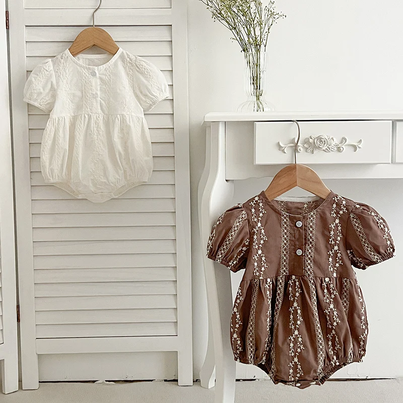 2024-New-Summer-Korean-Style-Clothing-Toddler-Baby-Girls-Jumpsuit-Short ...