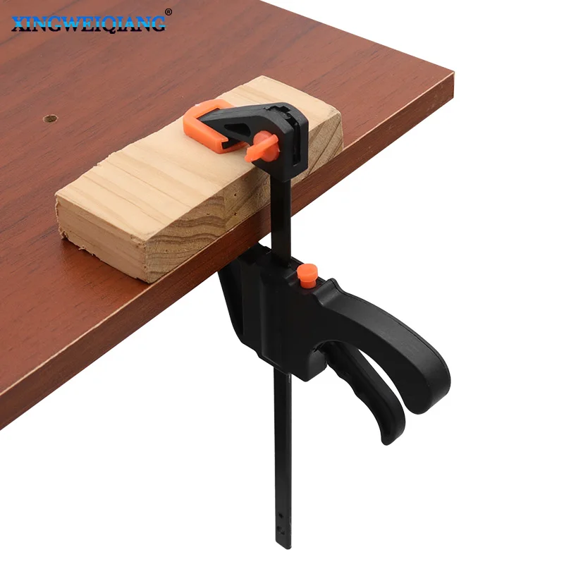 Woodworking-Clamp-DIY-Adjustable-Pressure-Strong-F-Clamp-Board ...