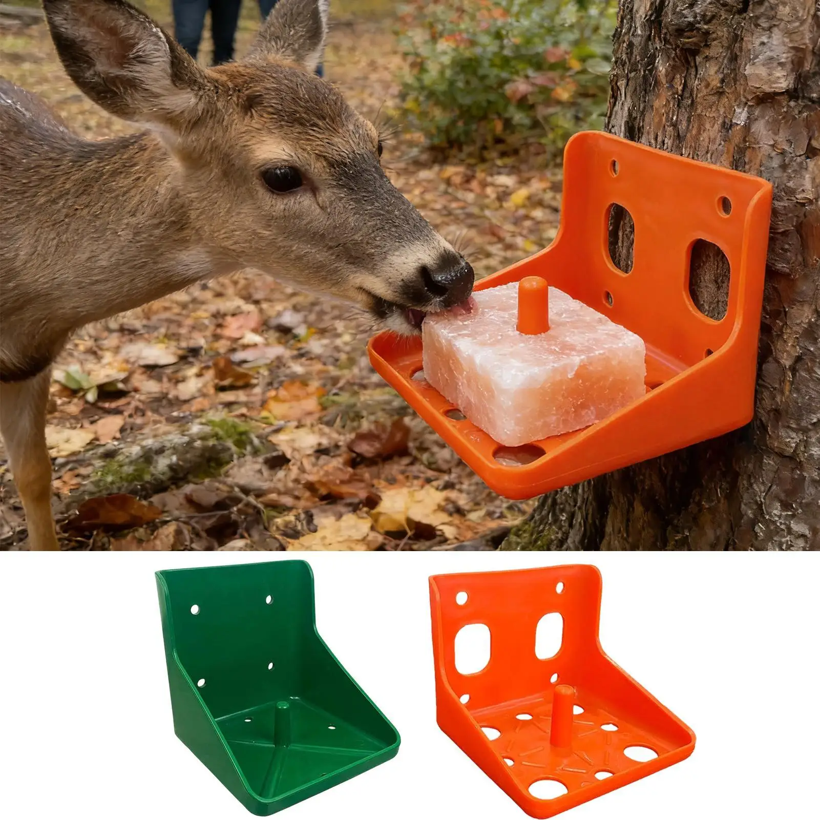 Cattle Sheep Horse Lick Brick Container Salt Block Holder Mineral ...
