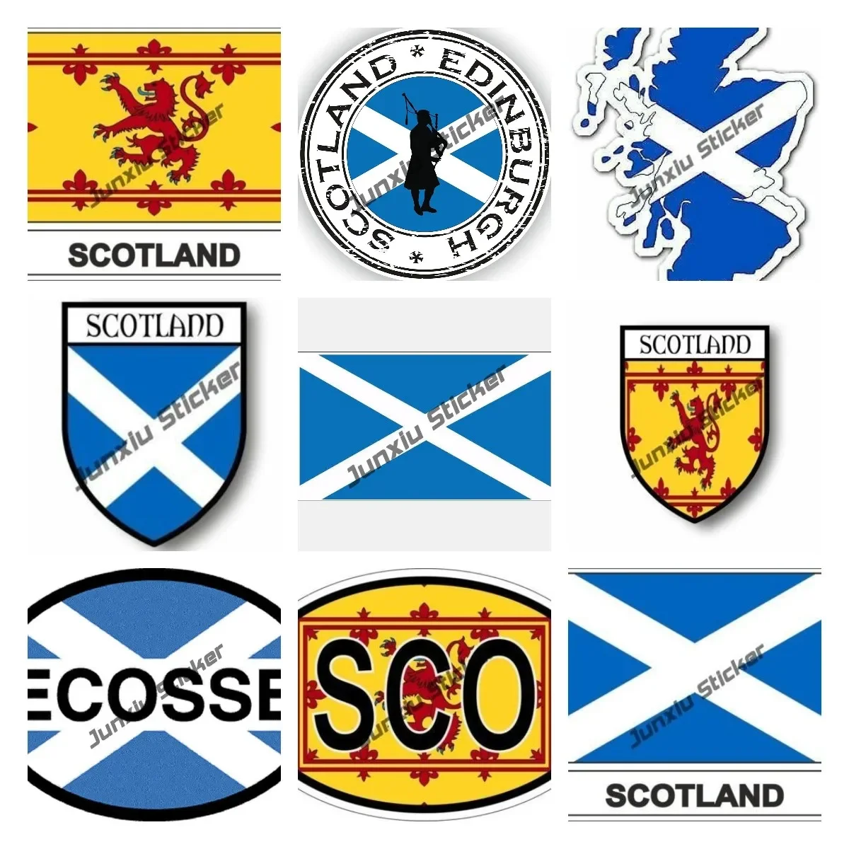 Creative-Scotland-City-Flag-SCO-Shield-Car-Sticker-for-Motorcycle ...