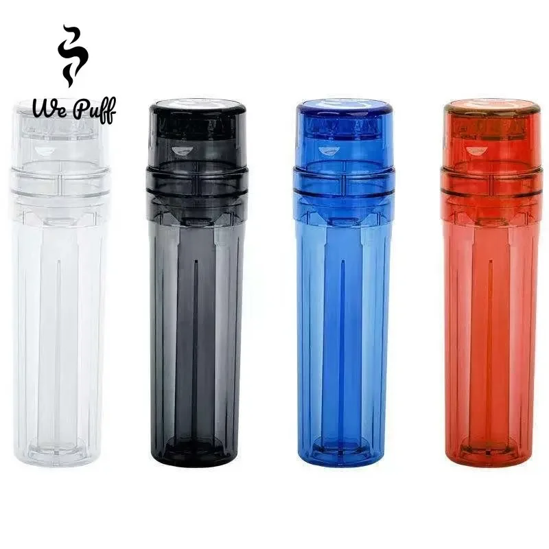 WE-PUFF-2-in-1-Plastic-Herb-Grinder-Horn-Tube-Filling-Cigarette-Maker ...