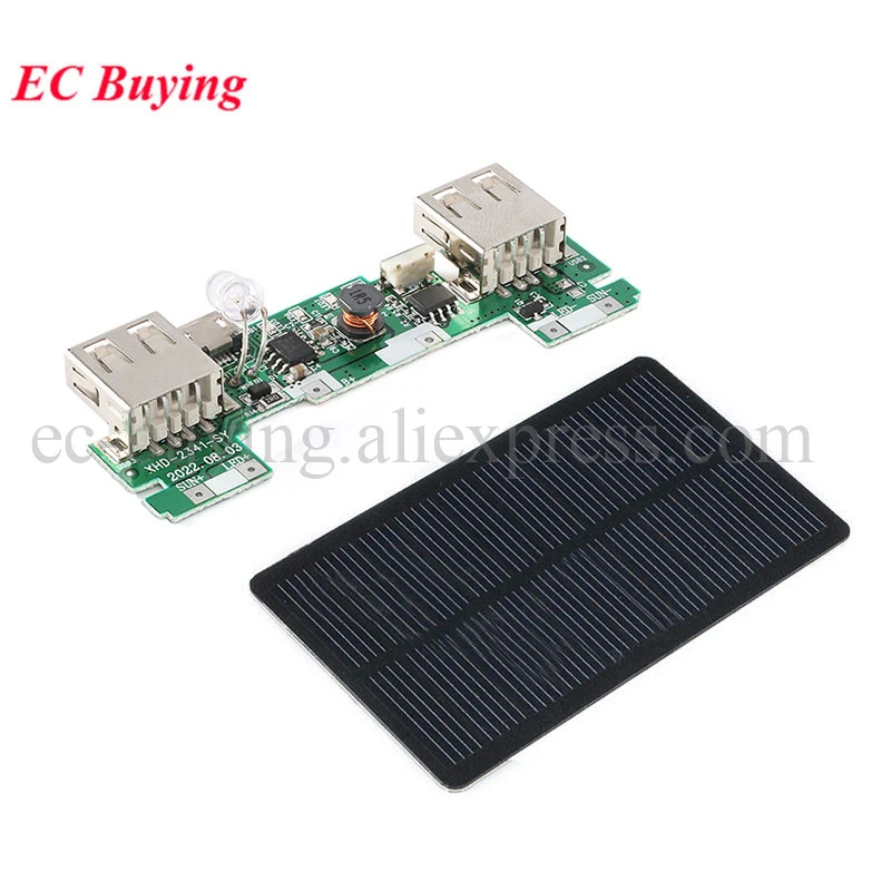 USB 5V 2A Mobile Power Bank Charger Module Lithium Li ion 18650 Battery ...