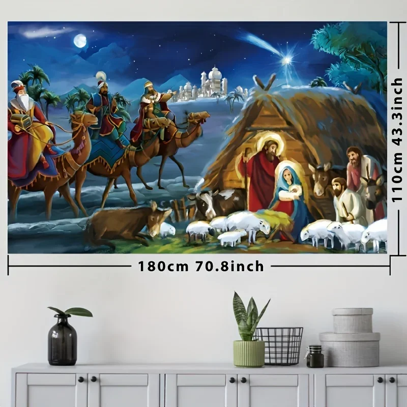Banner-de-escena-religiosa-de-pesebre-de-Navidad-accesorios-de-estudio ...