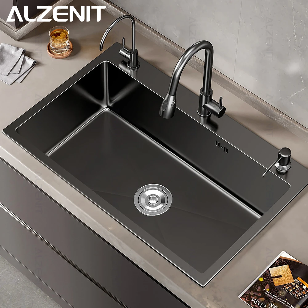stainless-steel-gun-gray-kitchen-sink-farmhouse-above-counter