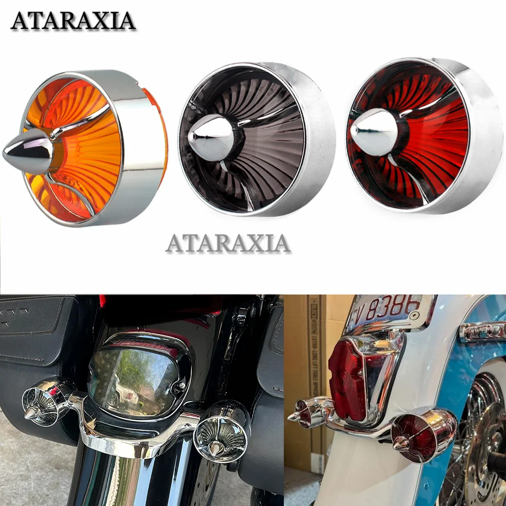 Motorcycle ABS Lenses Turn Signals Light Indicator Lens Cover For ...