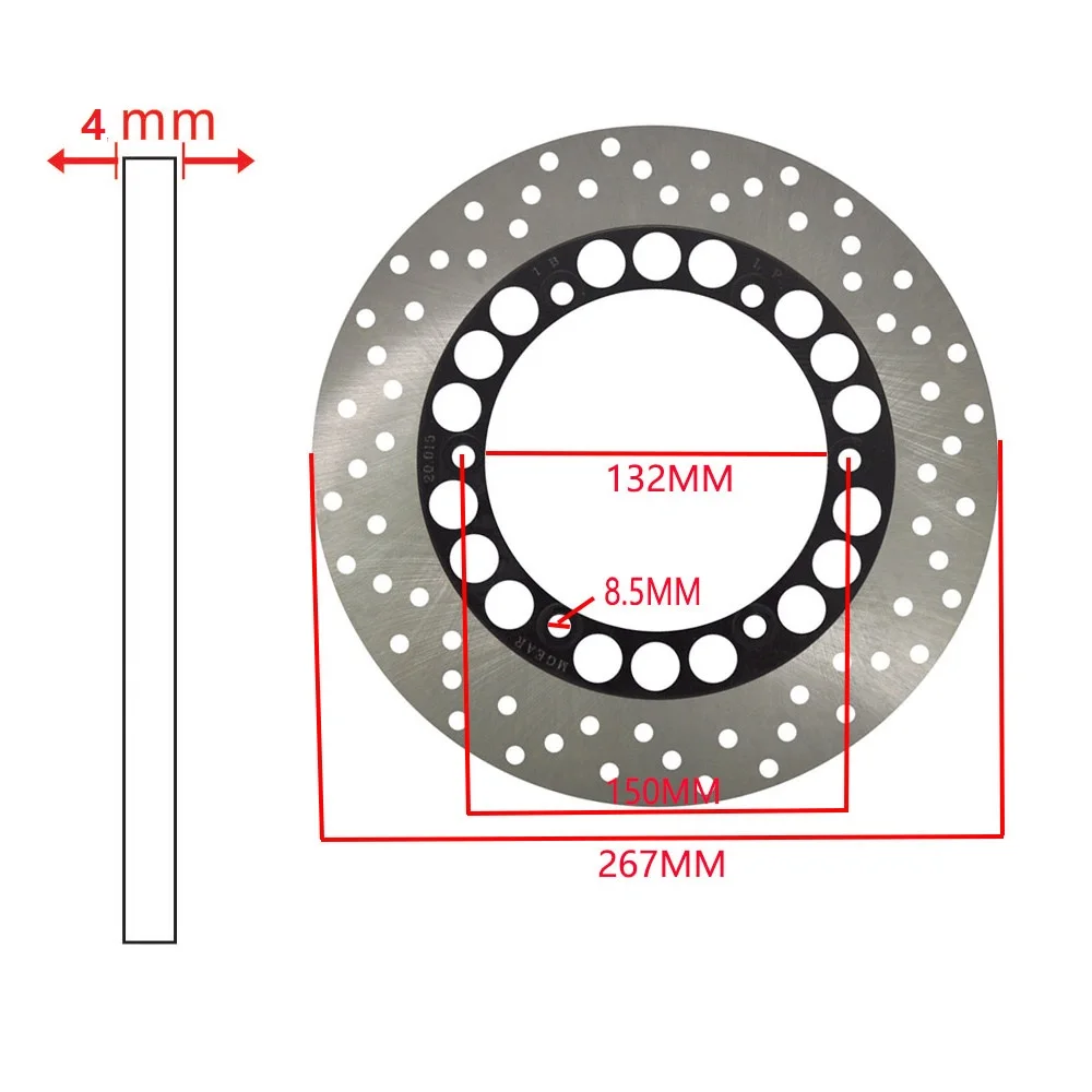 Motorcycle-Rear-Brake-Disc-Rotor-For-Yamaha-RD350LC-85-92-XP500-T-Max ...
