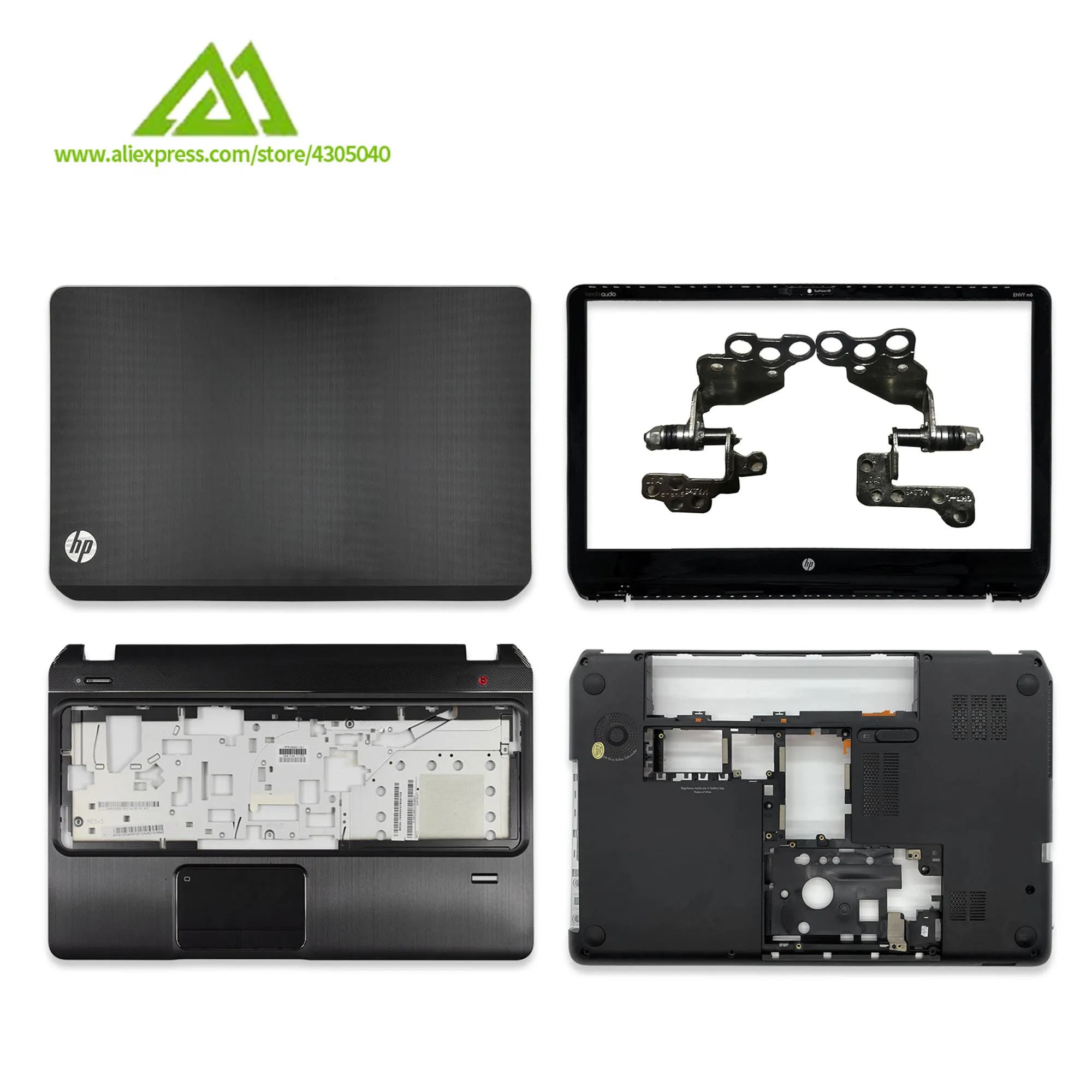 Cubierta trasera para portátil HP Envy Pavilion, M6 1000, 728670 001, 686895 001, bisel frontal ...