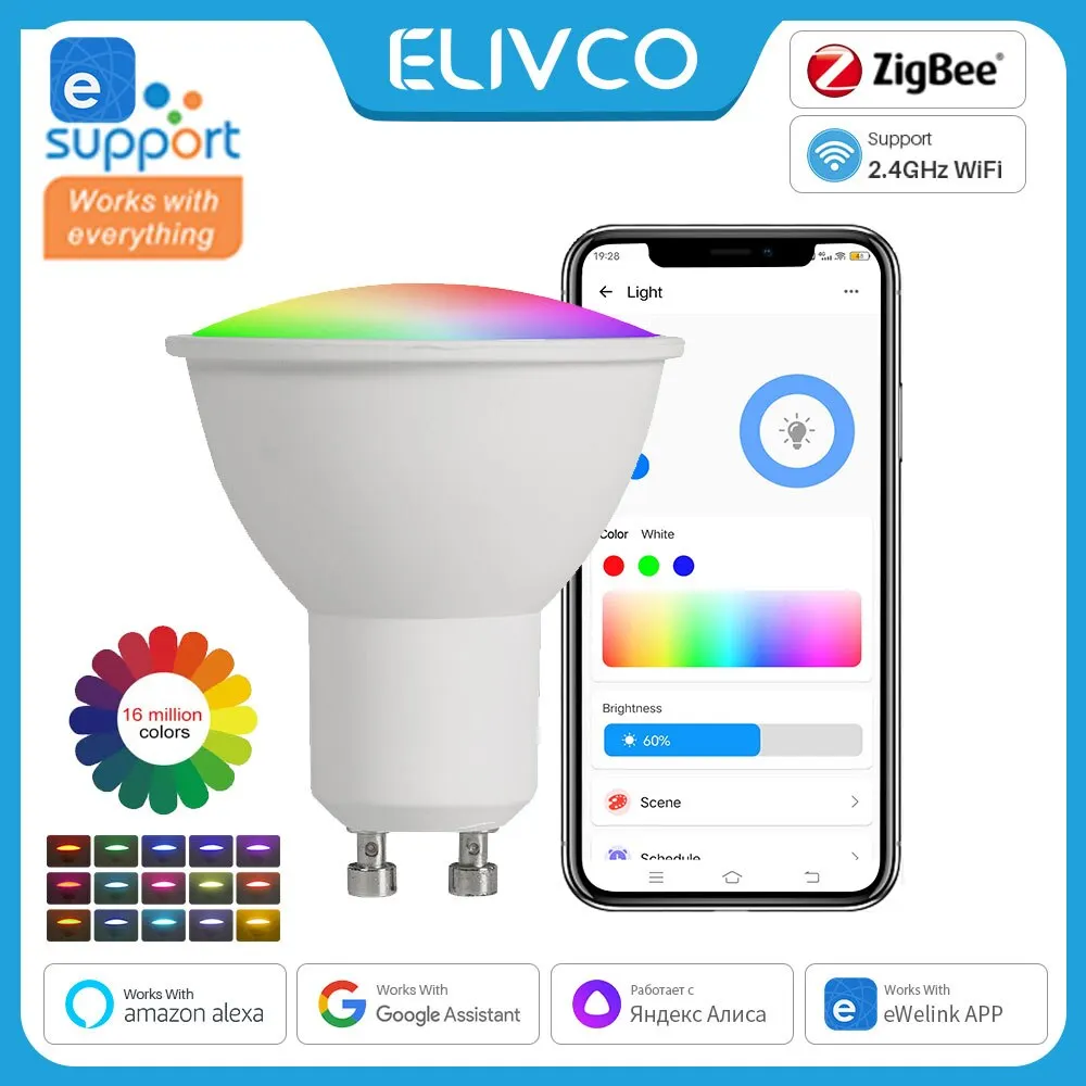 GU10-WiFi-Smart-LED-Bulb-RGB-CW-White-5W-Dimmable-Lamps-EWelink-APP ...