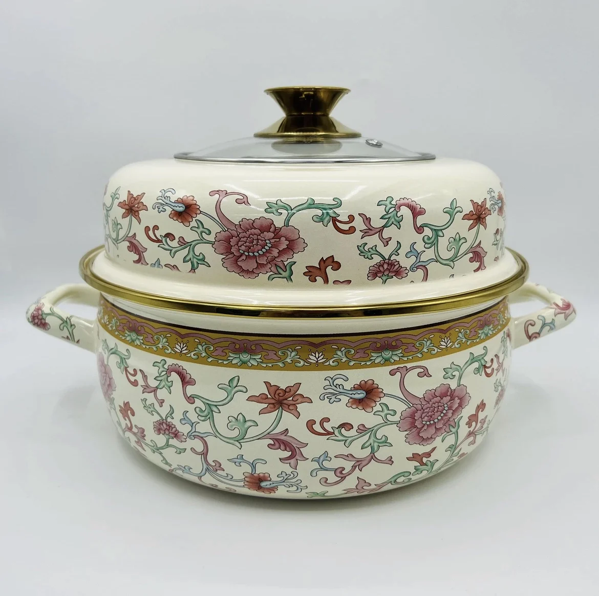 Kitchen-Thickened-28CM-Enamel-Stew-Pot-5-5L-Large-Capacity-Hotpot-with ...
