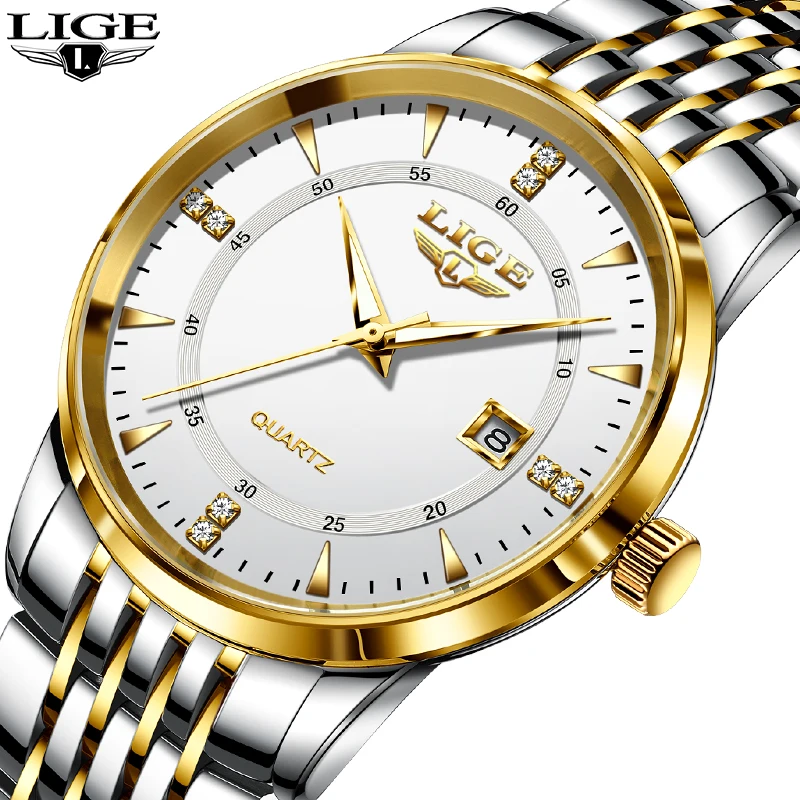 LIGE-reloj-anal-gico-de-acero-inoxidable-para-hombre-accesorio-de ...