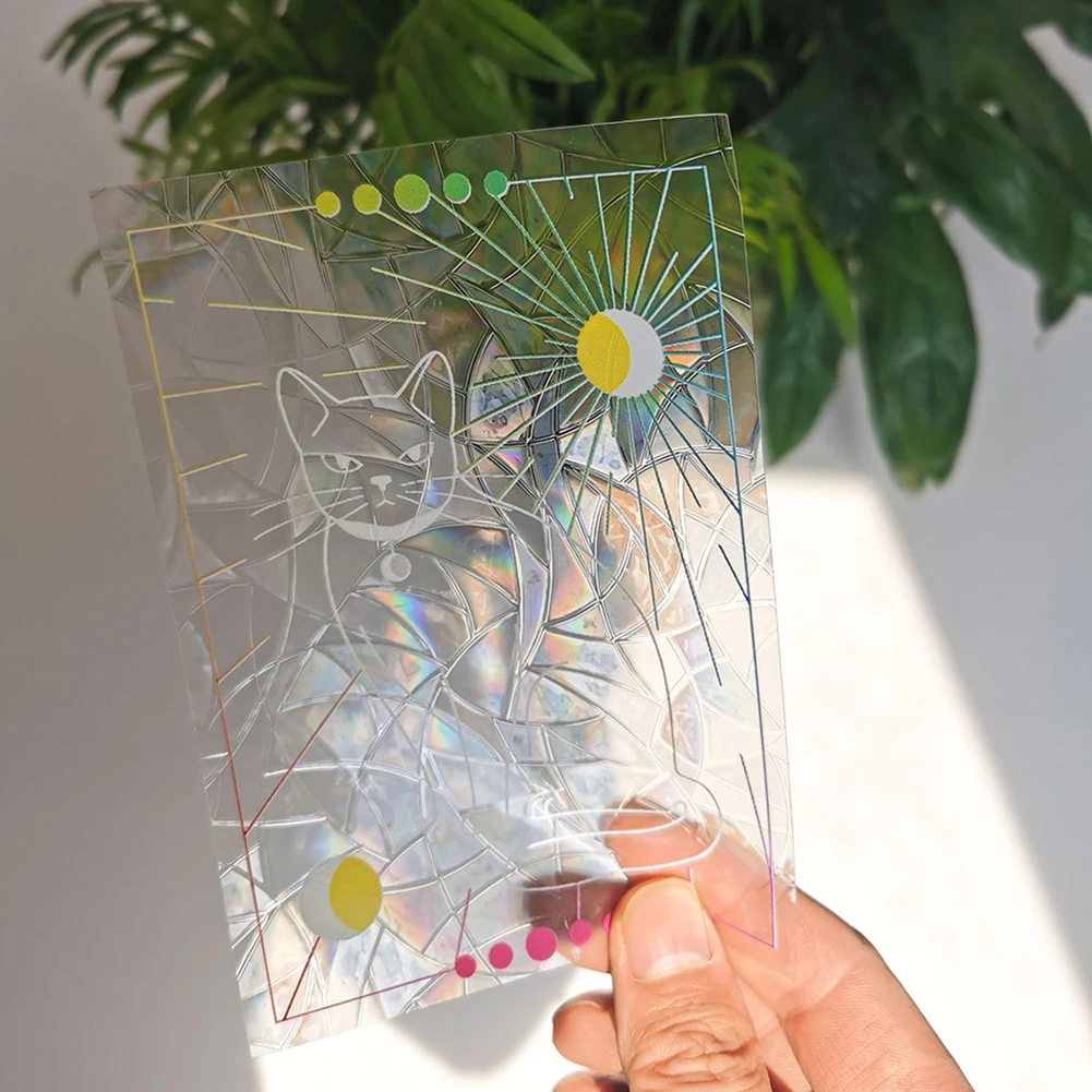Rainbow-Catcher-Window-PVC-Film-Rainbow-Effect-Prisms-Maker-DIY-Glass ...