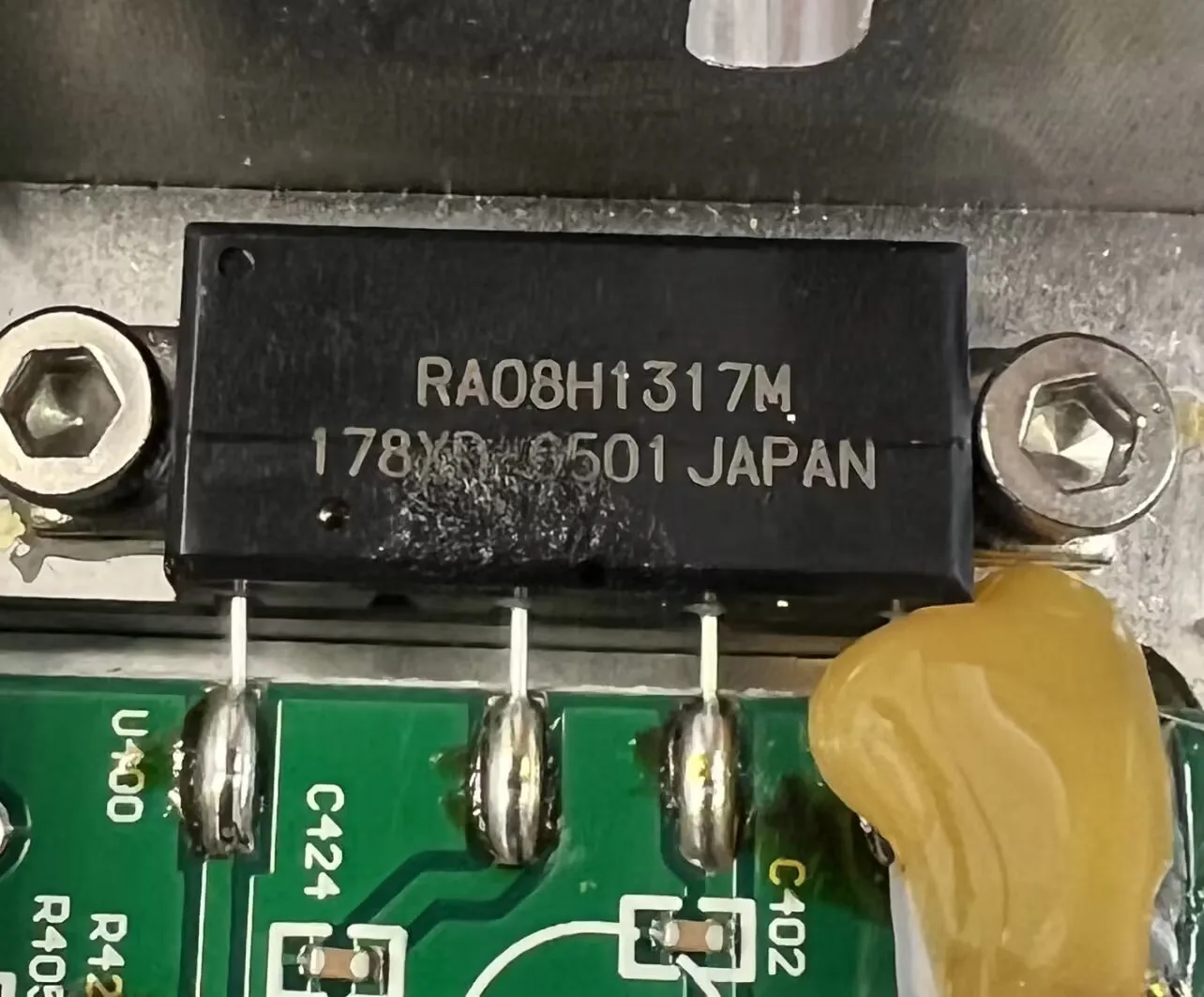 RA08H1317M-H46S-135-175MHz8W12-5V-8-watt-RF-MOSFET-Amplifier-Module ...