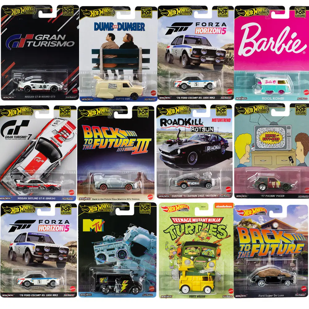 Original-Mattel-Hot-Wheels-Pop-Culture-HXD63-Car-GTR-Model-Collection ...