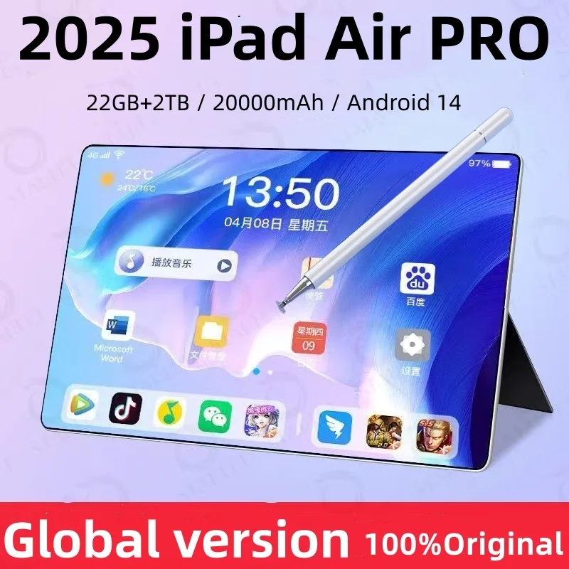 2025 New iPad Air PRO Latest Global First Tablet mi Android 14 ...