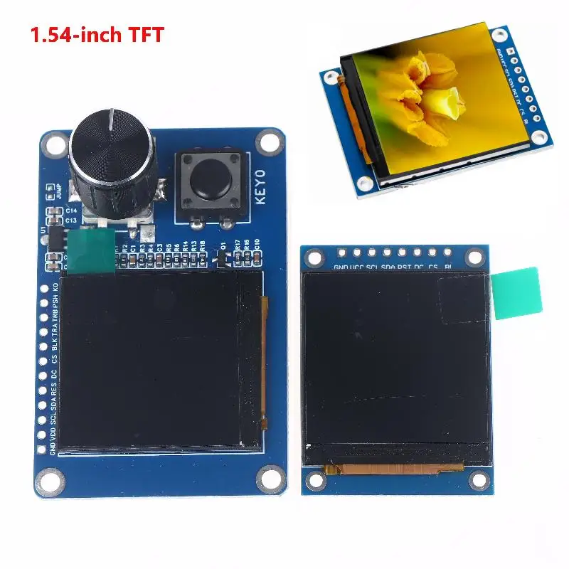 1.54 Inch TFT LCD Display Module With EC11 Rotary Encoder Button, IIC ...