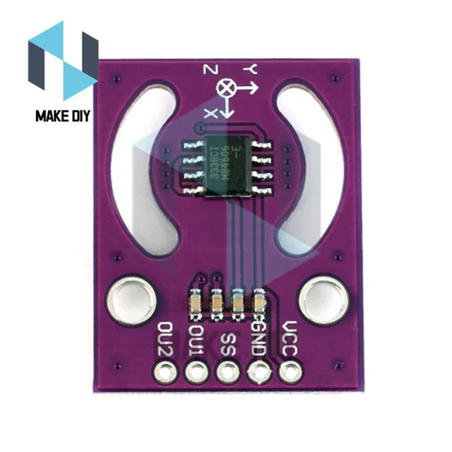 MLX90393 Digital Hall Sensor Module: Pinout, Interfacing, 44% OFF