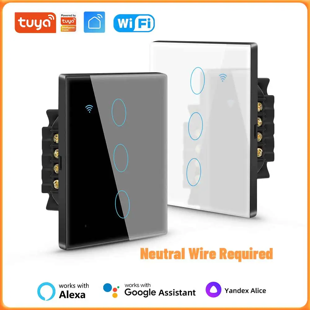 Interruptores-inteligentes-Tuya-con-WiFi-1-2-3-4-entradas-interruptor ...
