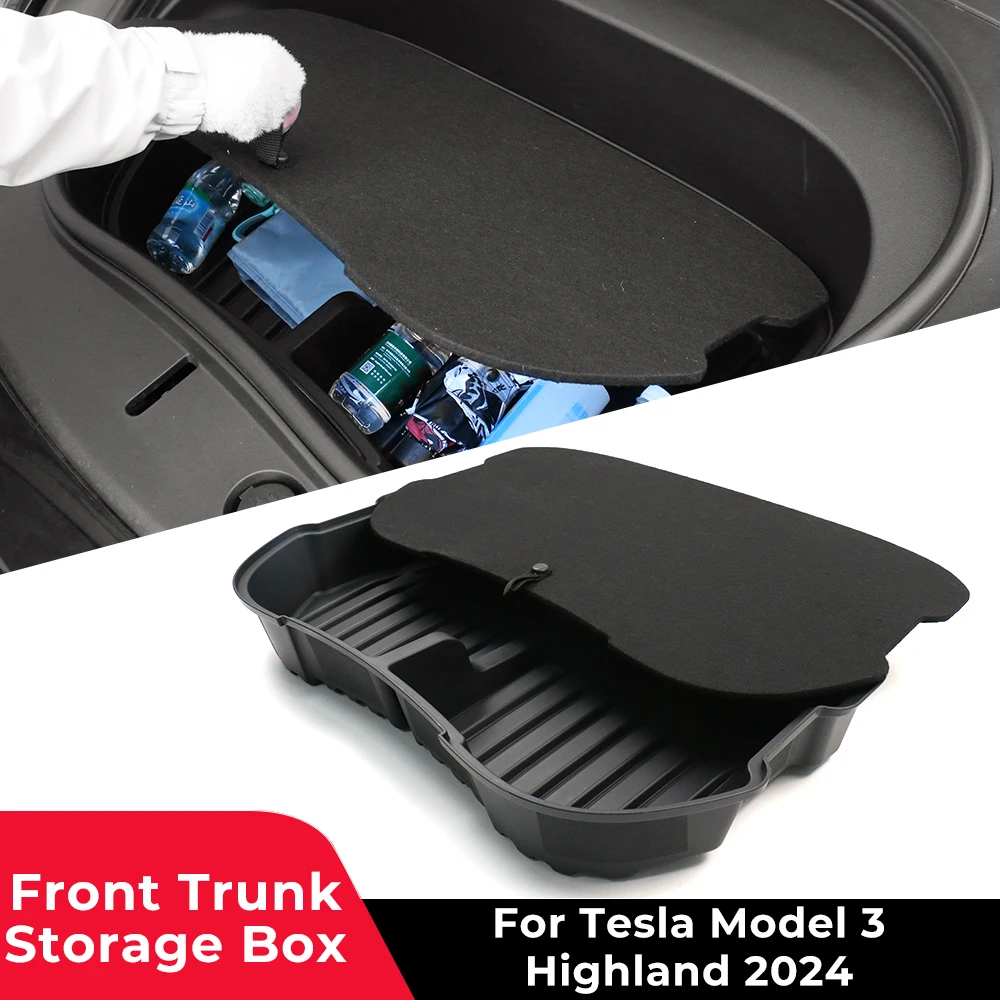 Car-Front-Trunk-Storage-Box-Frunk-Organizer-Cargo-Protective-Tray-For ...