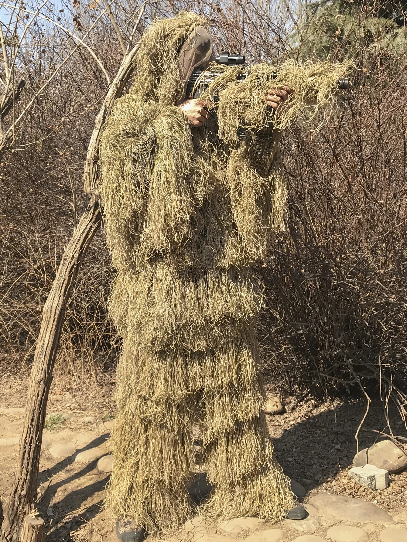 3D-Withered-Grass-Ghillie-Suit-4-PCS-Sniper-Tactical-Camouflage ...