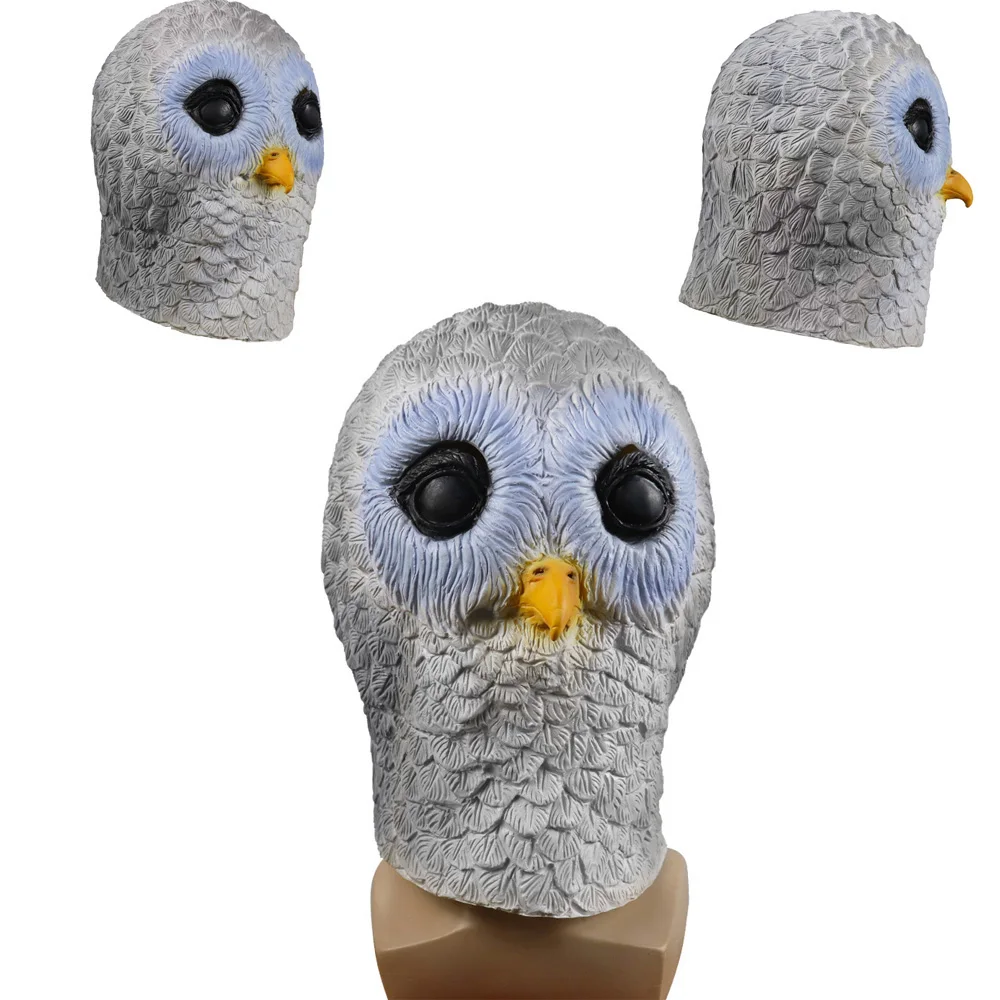 Creative Cosplay Funny Lovely Animal Nighthawk Bird Owl Head Cover ...