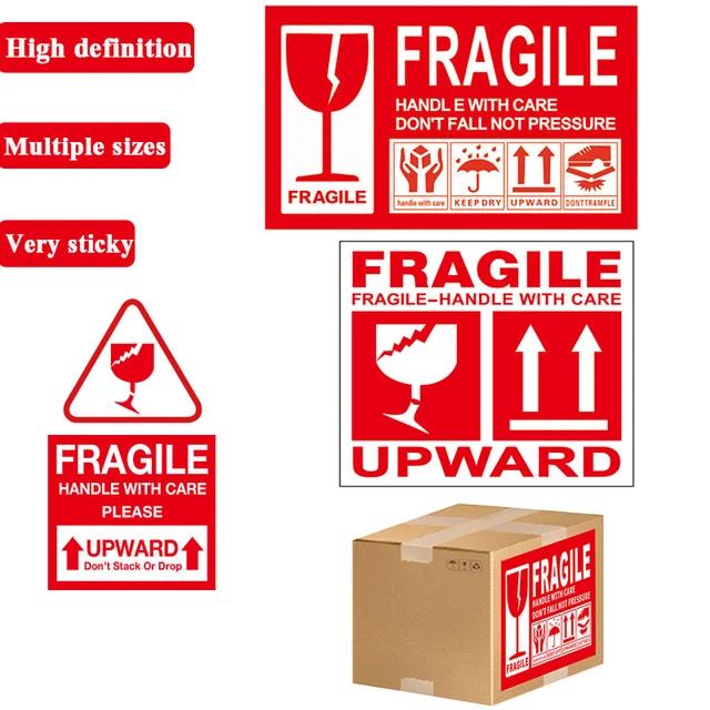 Fragile Box Label