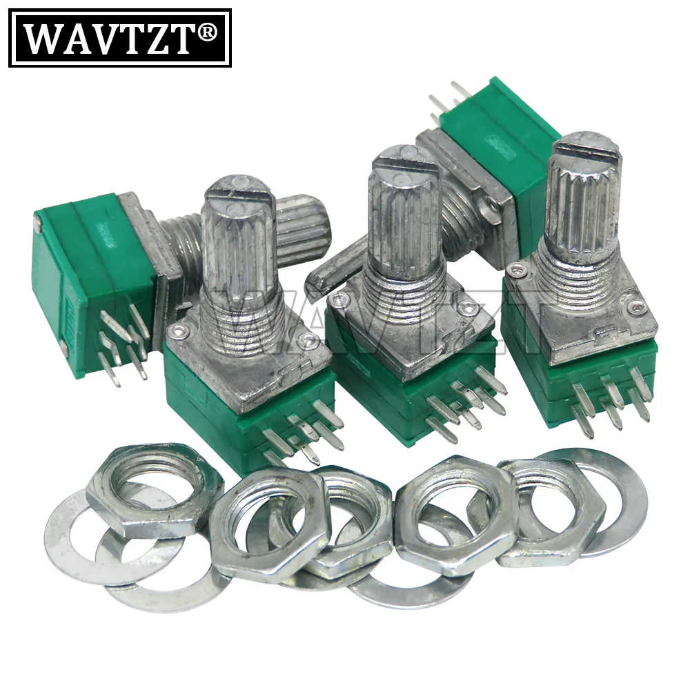 10PCS-6Pin-RK097G-RK097-5K-10K-20K-50K-100K-500K-B5K-With-A-Switch ...