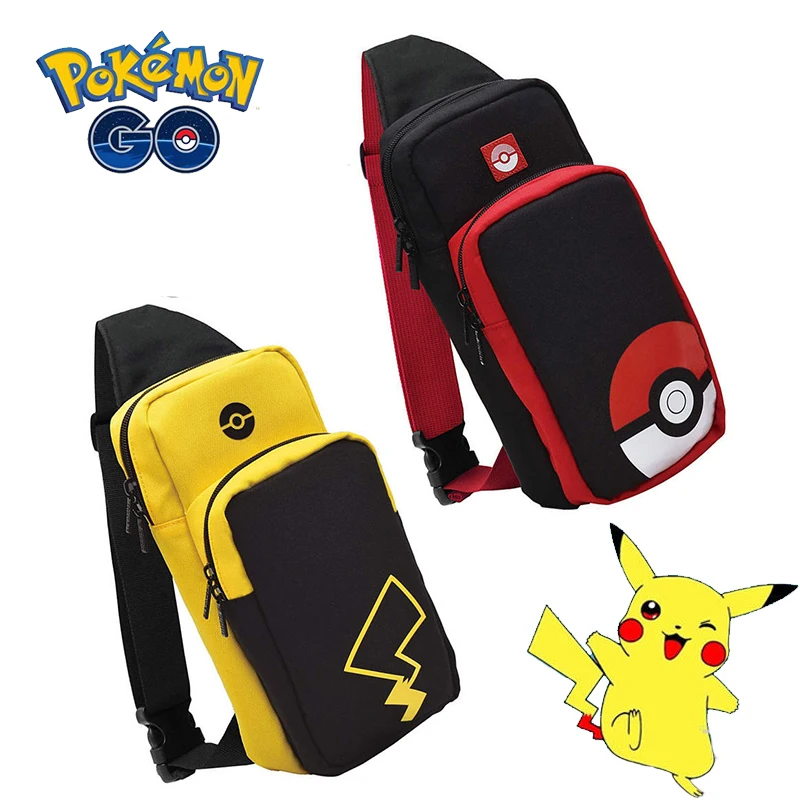 Bolsa-de-pecho-de-Anime-Pokemon-Pikachu-Switch-Switch-Lite-bolso ...