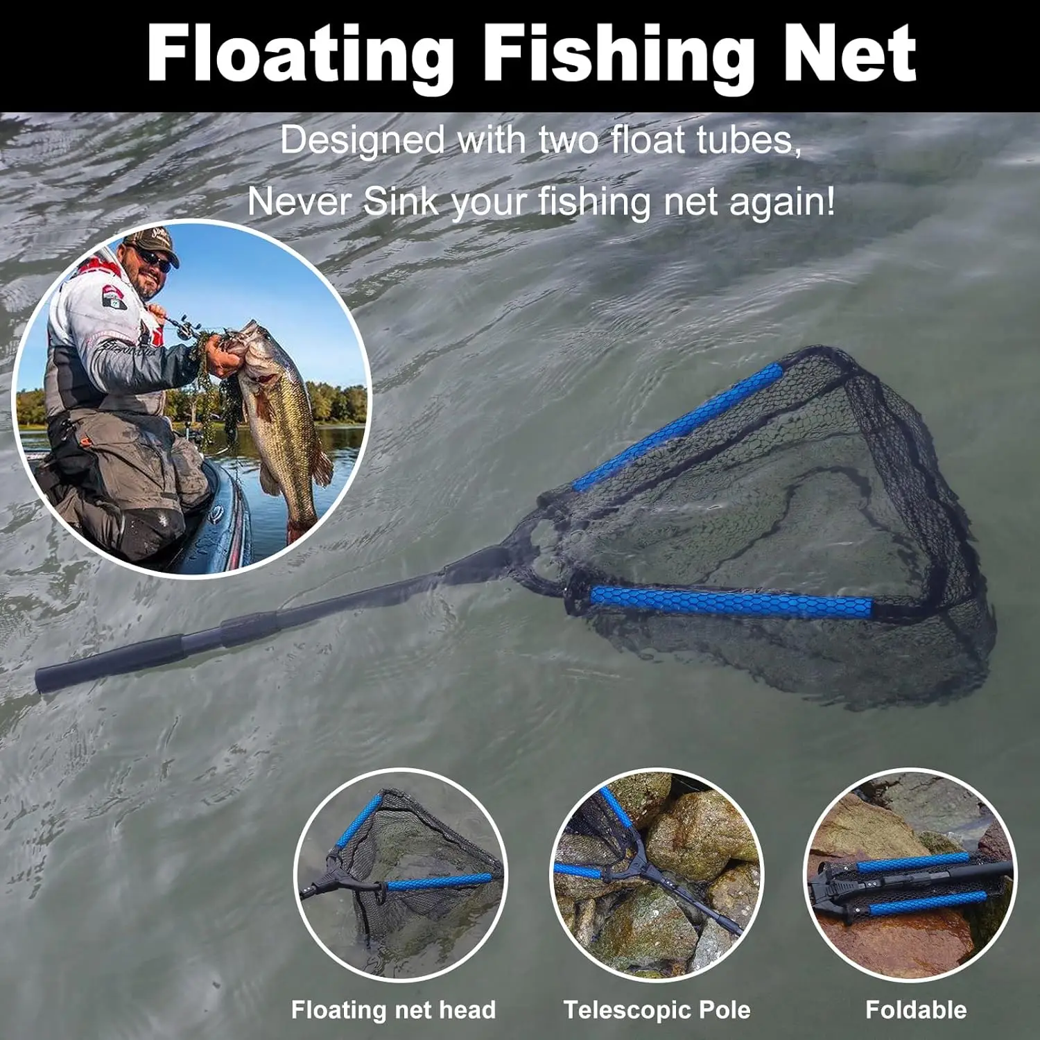 New Floating Fishing Net – Outdoor Haven Gear