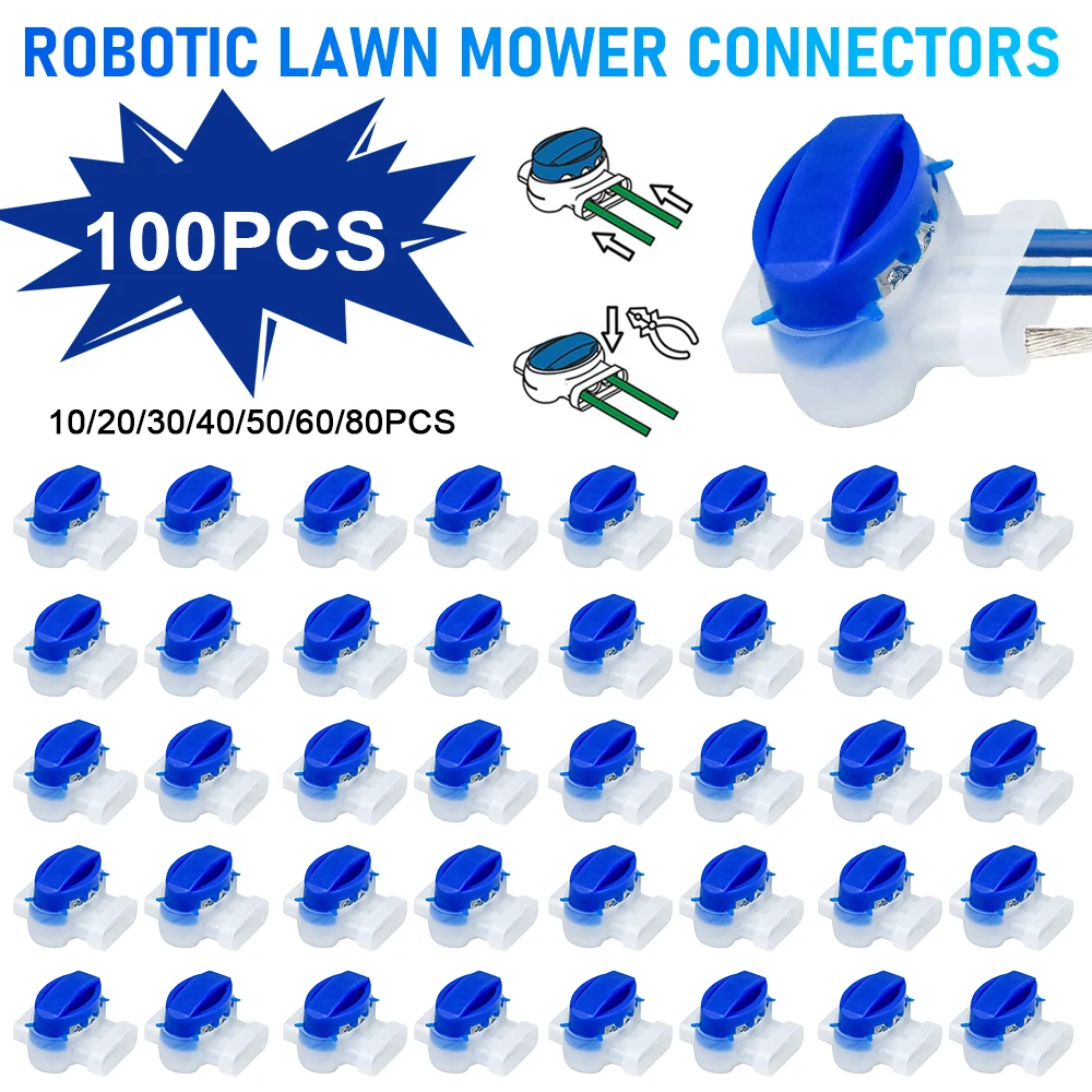 10-100pcs-Waterproof-Cable-Wire-Connectors-For-Garden-Auto-Lawn-Mower-3 ...