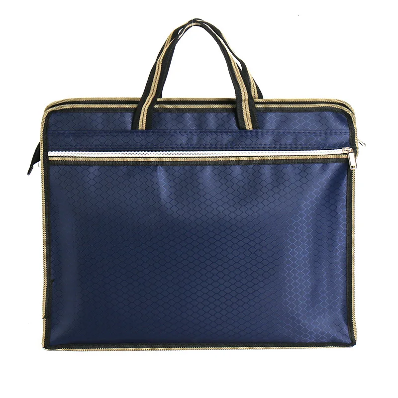 Portable-Oxford-Cloth-File-Bag-Zipper-Type-Conference-Document ...