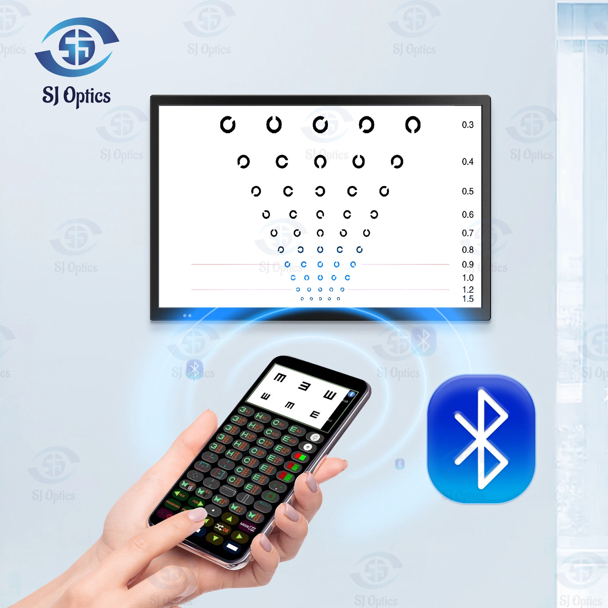 HD-LCD-Visual-Acuity-Vision-Test-Monitor-com-Fun-o-Bluetooth-Wall ...