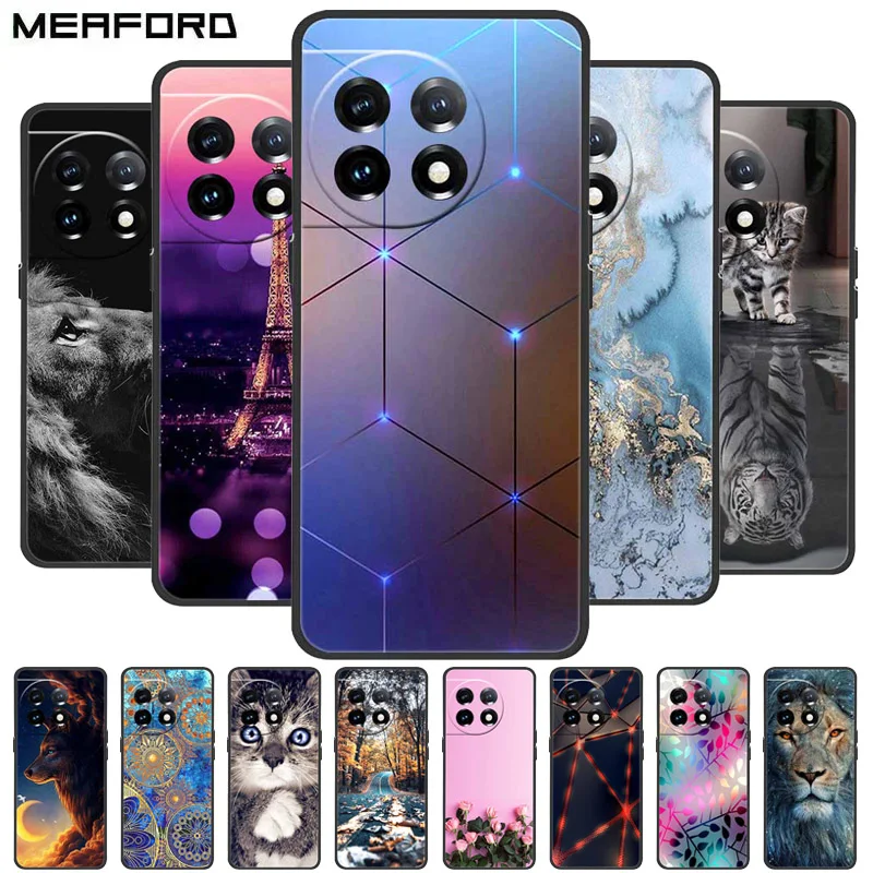 For-OnePlus-11-Case-OnePlus11-5G-Shockproof-Soft-Silicone-TPU-Back ...