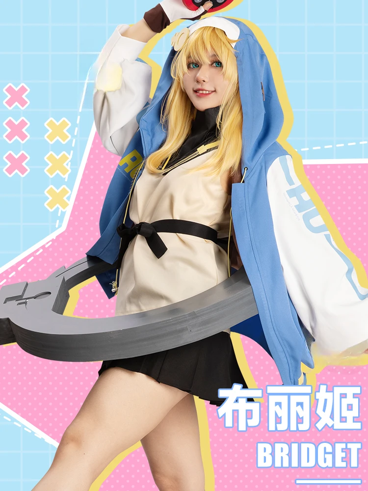 Bridget-Cosplay-Costume-Guilty-Gear-Strive-Shoes-Wig-for-Halloween ...