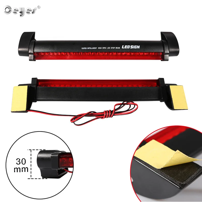 12V-Red-LED-Strip-light-Car-Third-Brake-Lights-Auto-Additional-Stop ...