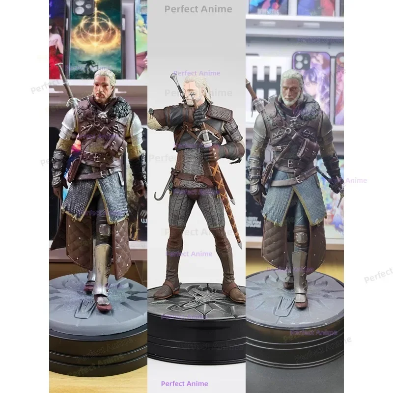 The-Witcher-3-Wild-Hunt-Game-Peripherals-Geralt-White-Wolf-Figure-Model ...