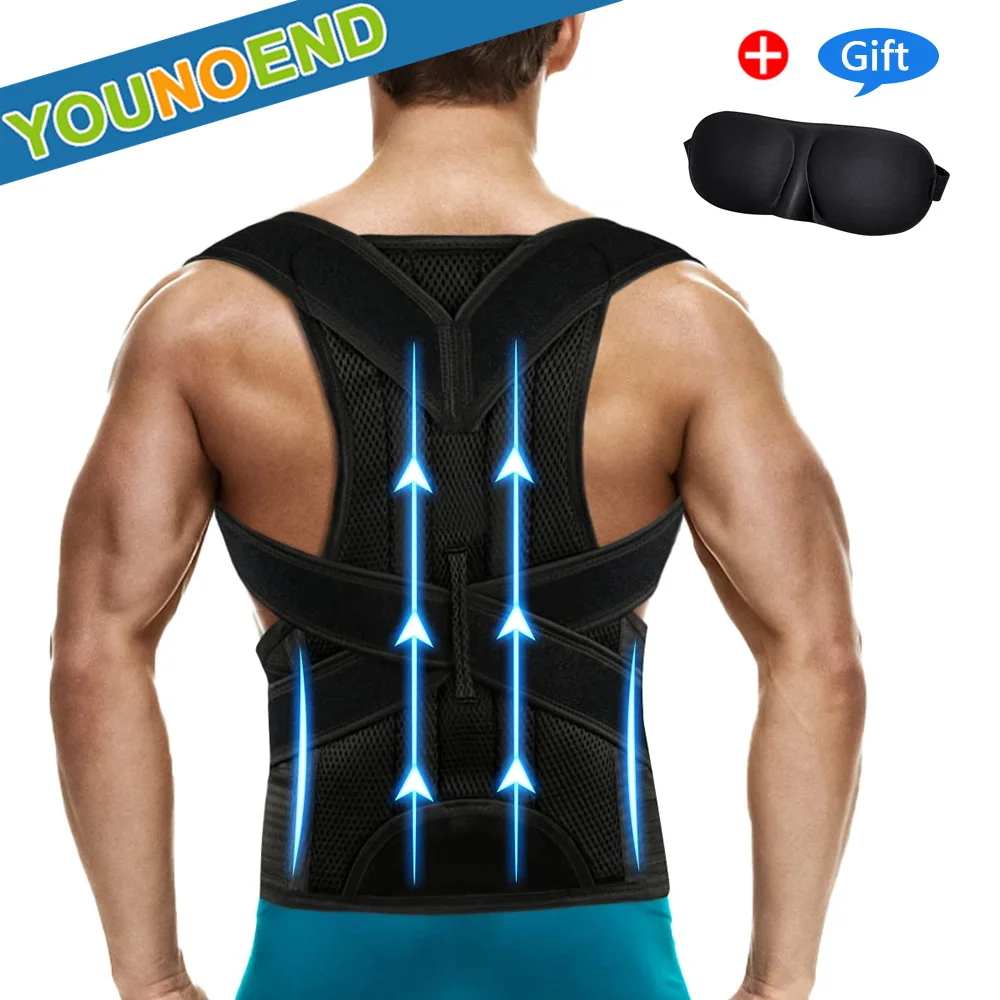 Adjustable-Full-Back-Posture-Corrector-Lumbar-Support-Straightener-Men ...