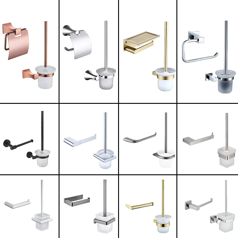 Wall Mount Toilet Paper Holder 304 Stainless Steel Anti Rust Bathroom ...