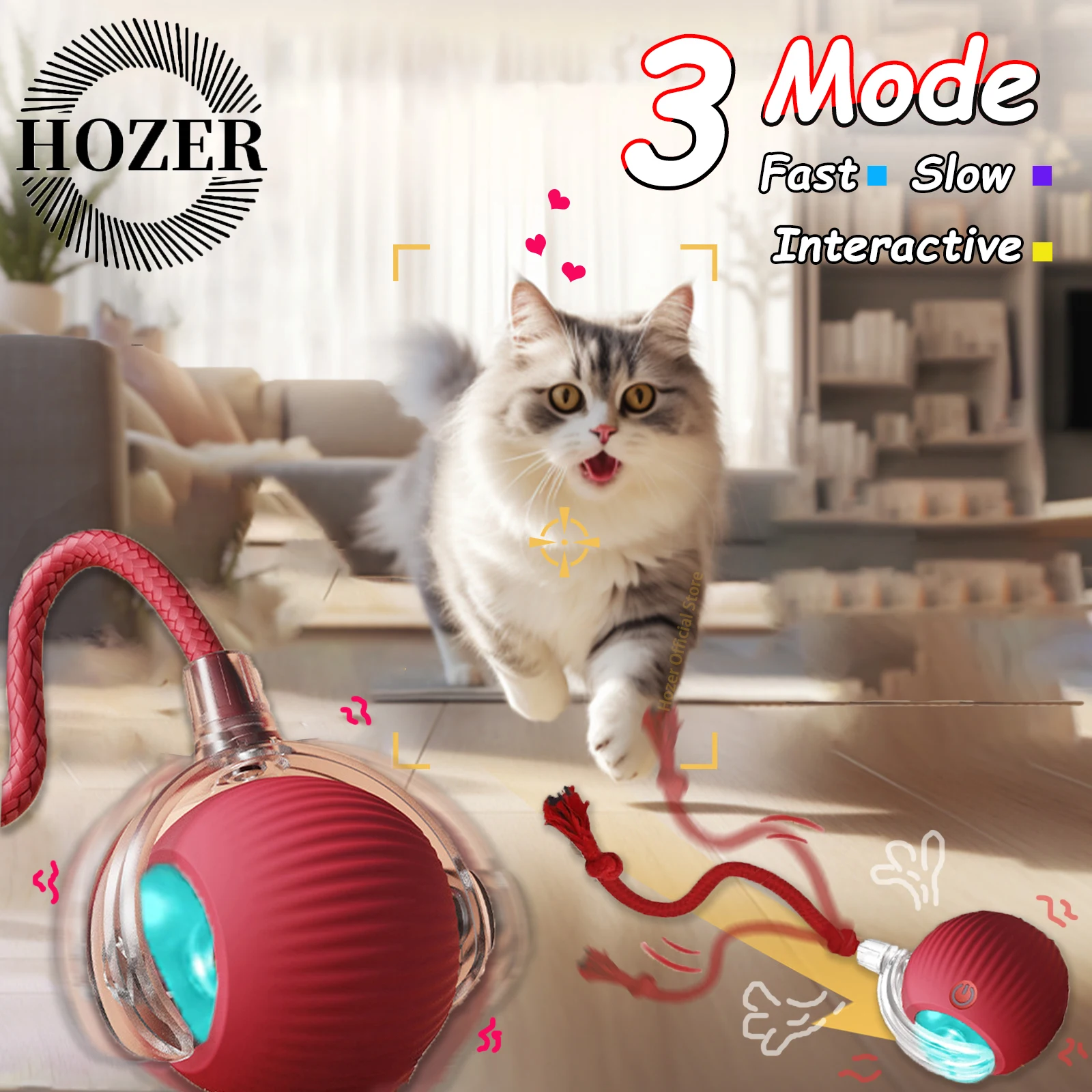 Cat-Interactive-Ball-Toys-3-Mode-Automatic-Rolling-Ball-Faux-Tail-Rechargeable-Smart-Pet ...
