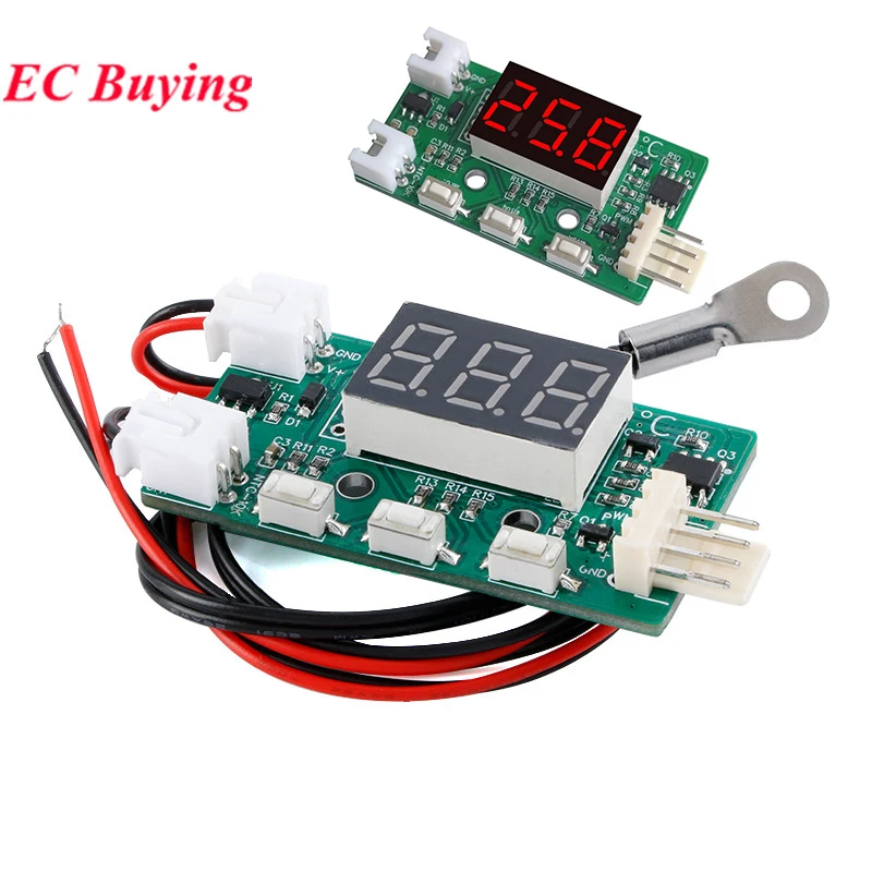 DC-12V-PWM-Temperature-Detector-Probe-Controller-Module-4-Wire ...