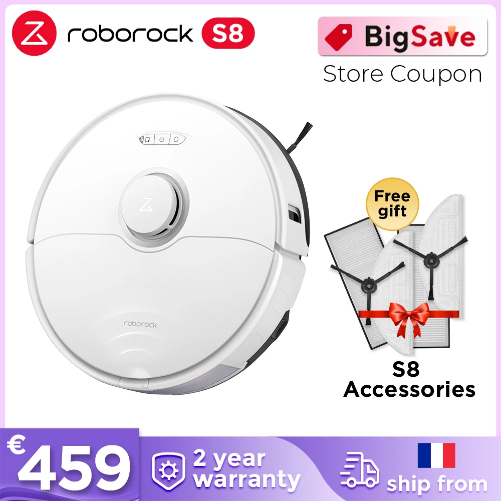 Roborock-S8-Robot-Vacuum-Cleaner-Ultrasonic-Carpet-Clean-LDS-laser-3D ...