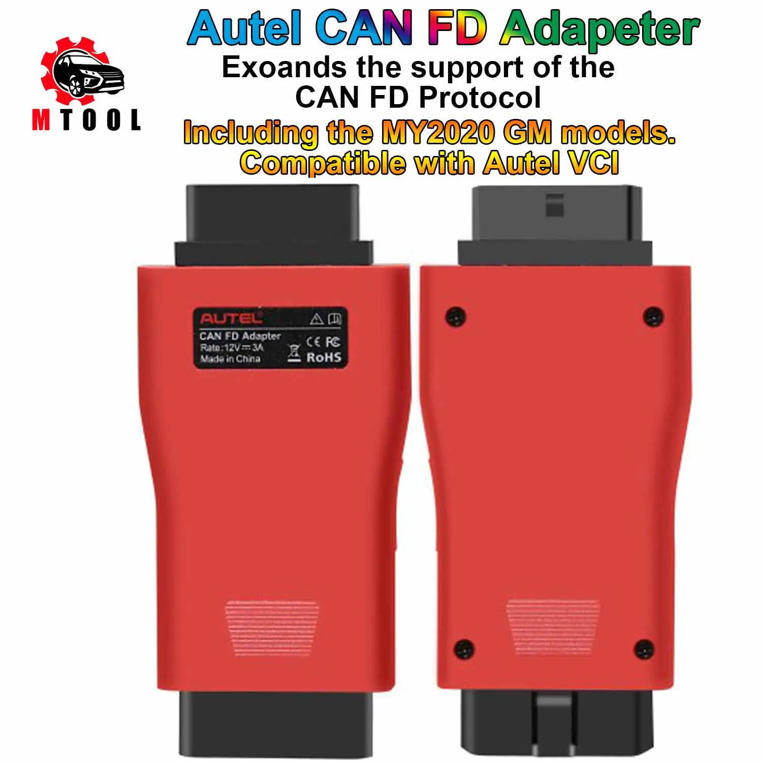 Autel Can Fd Adapter Compatible With Maxiflash Elite J2534 Vci Support ...