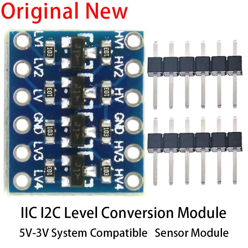 10PCS-4-Channels-IIC-I2C-Logic-Level-Shifter-Bi-Directional-Module ...