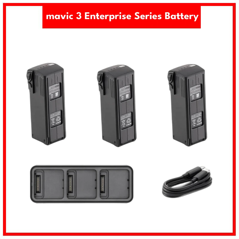 Compatível mavic 3 enterprise série bateria kit inclui três mavic 3 ...