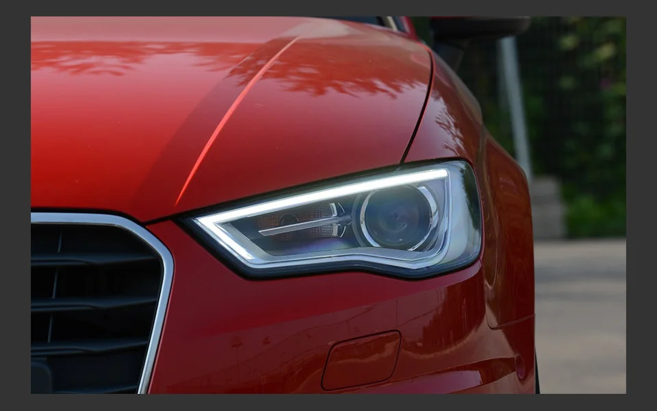 A3 Headlights 2013-2016 Upgrade S3 All LED Headlight DRL Hid Head lamp ...