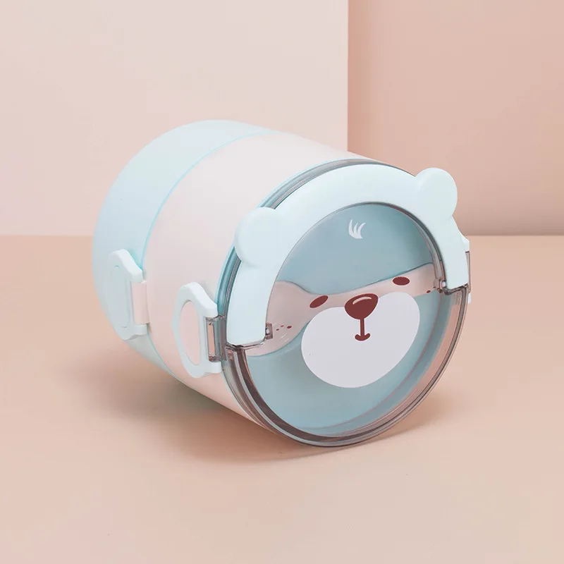 Round-Lunch-Box-1600ml-Cute-Microwaveable-Food-Storage-Container-Kawaii ...